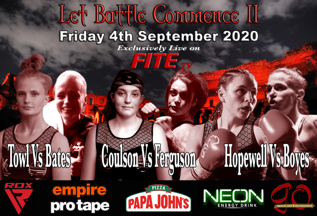 Three Sensational Female Fights on LET BATTLE COMMENCE II Live on FITE TV Friday 4th Sept ...